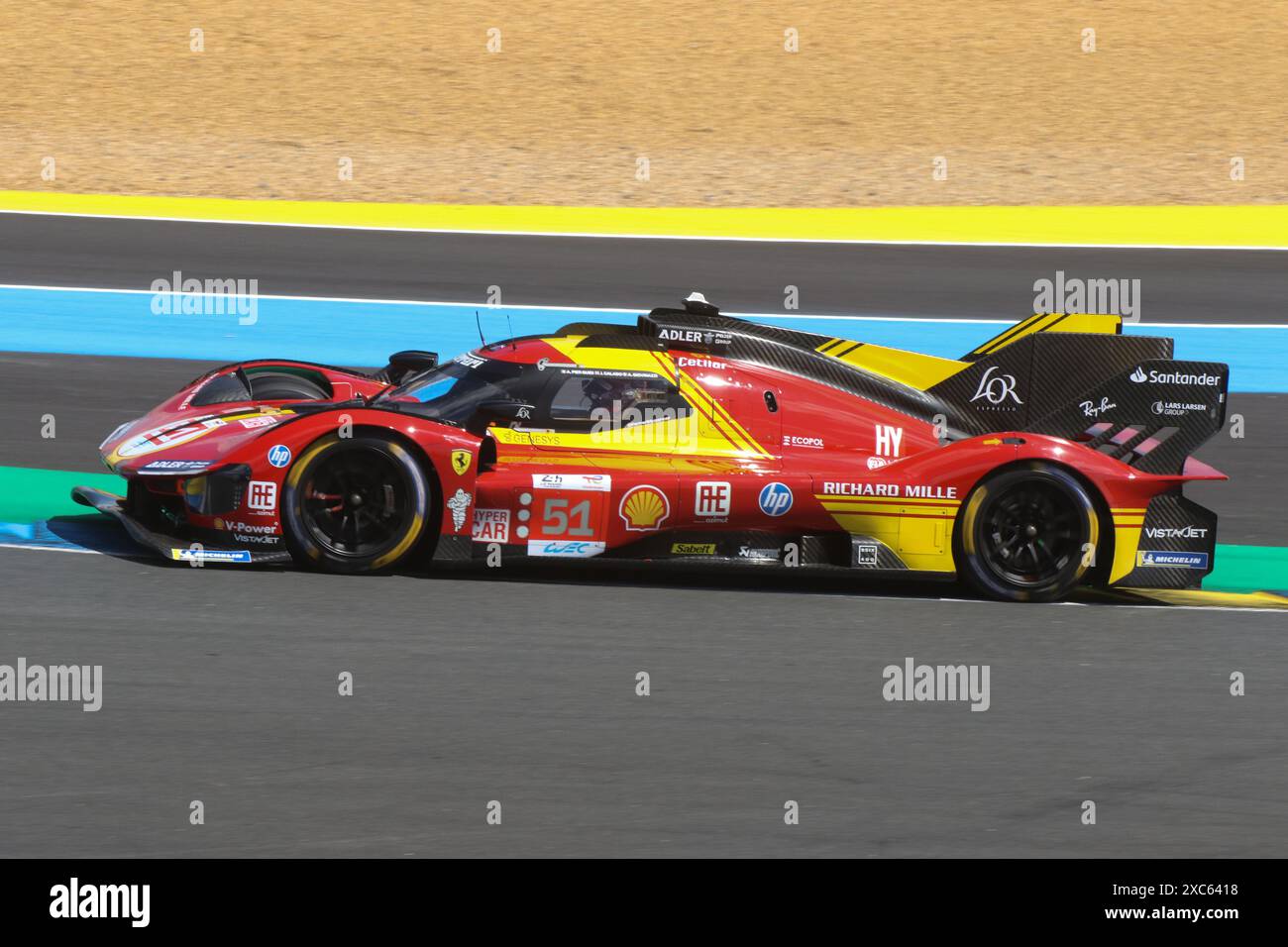 Le Mans June 2024 Ferrari 499P 51 car James Calado Antonio Giovanazzi ...