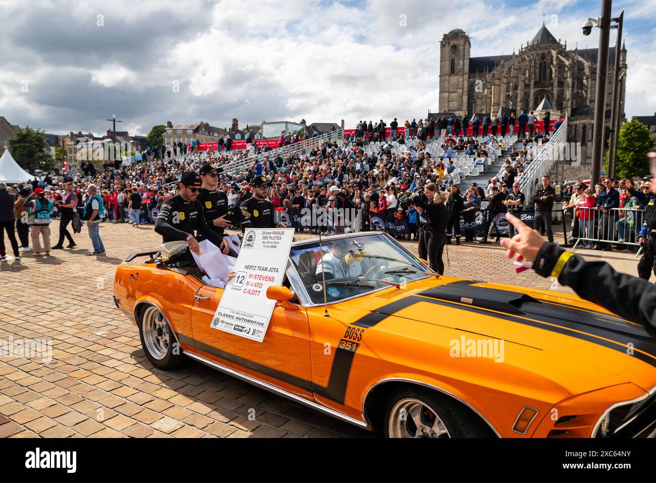 Le Mans, France. 14th June, 2024. 12 STEVENS Will (gbr), ILOTT Callum ...