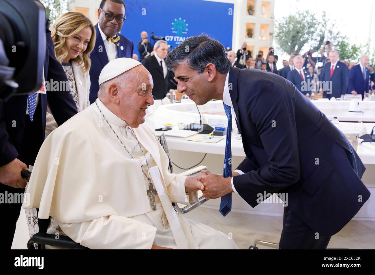 Apulia, Italy. 14th June, 2024. British Prime Minister Rishi Sunak ...