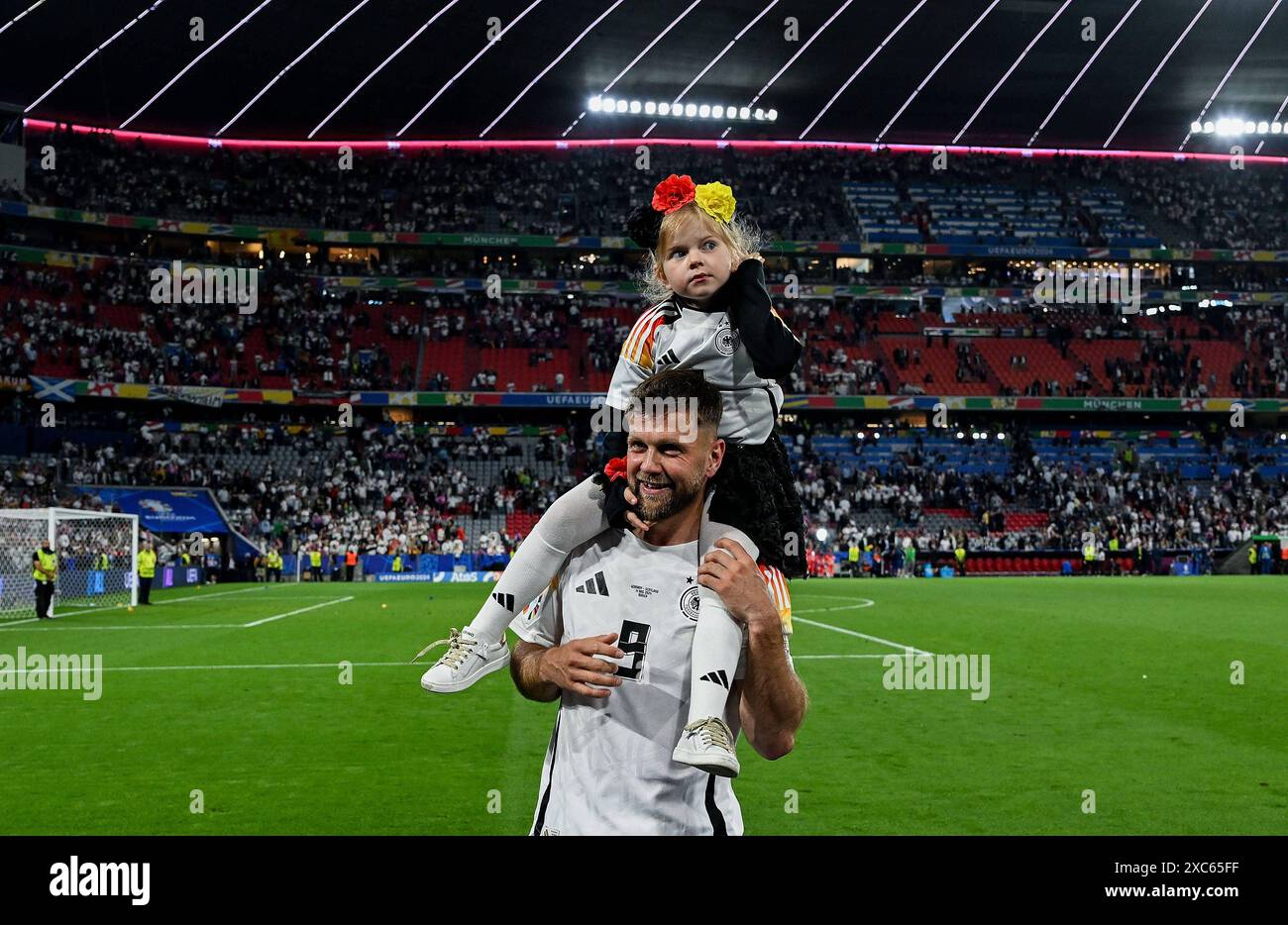 14.06.2024, xpsx, UEFA Euro 2024 Vorrunde, Deutschland - Schottland v.l. Niclas Füllkrug ...