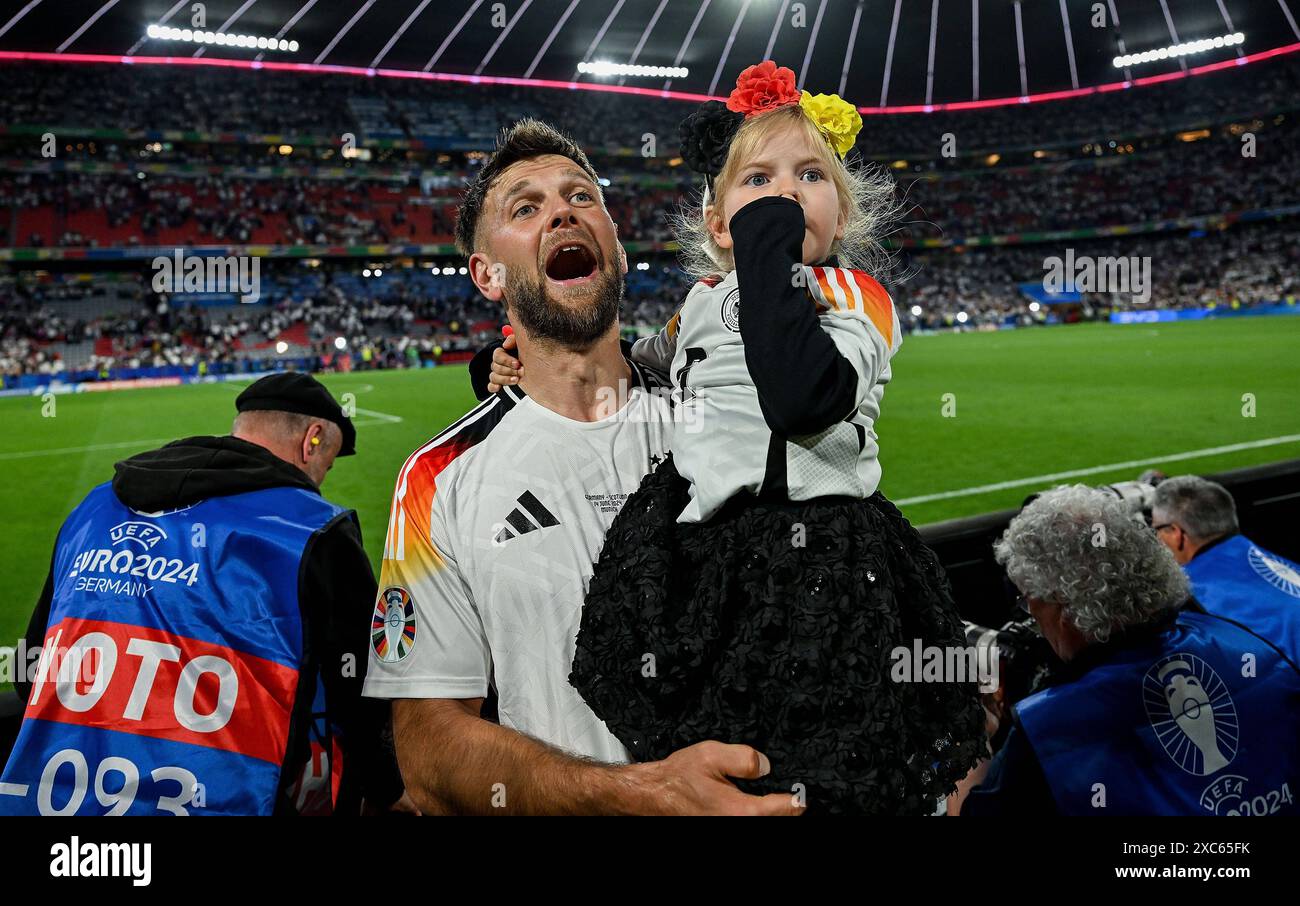 14.06.2024, xpsx, UEFA Euro 2024 Vorrunde, Deutschland - Schottland v.l. Niclas Füllkrug ...