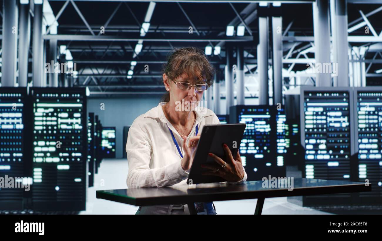 Focused IT practitioner working in high tech location housing GPU ...