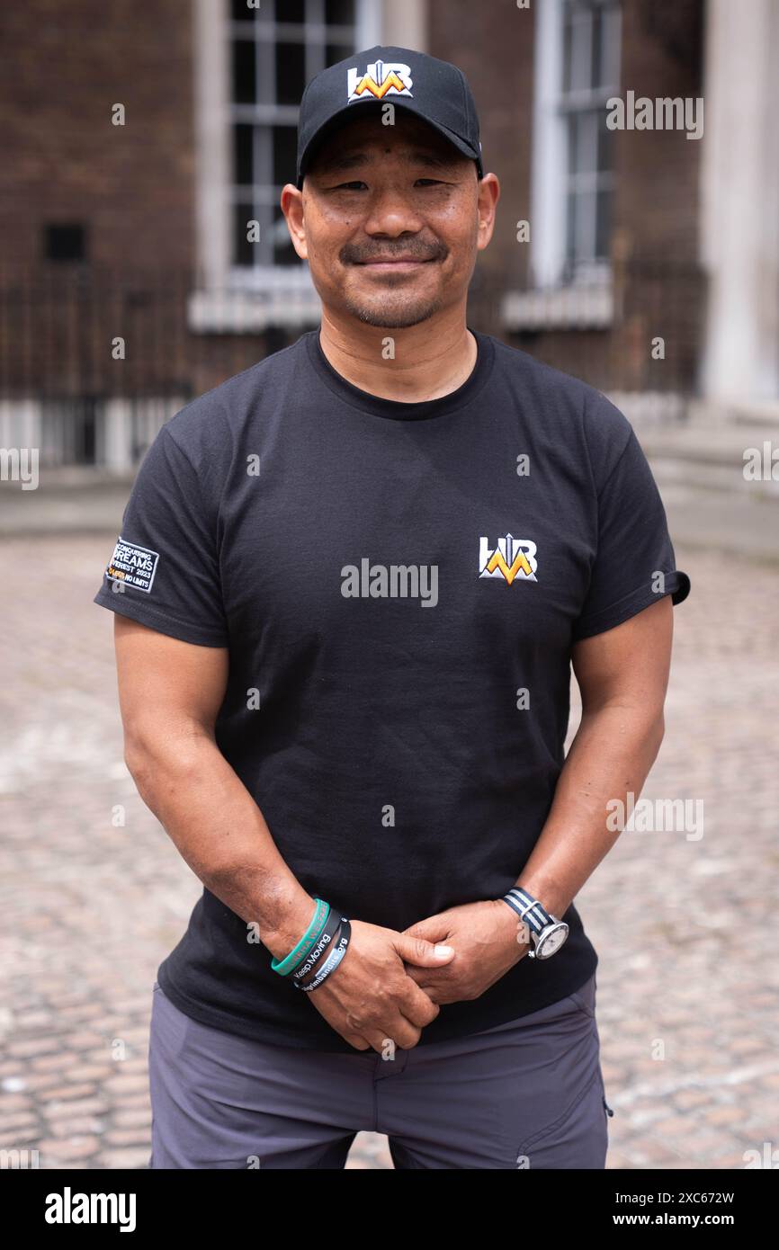 Hari Budha Magar during the King's Birthday Honours press conference ...