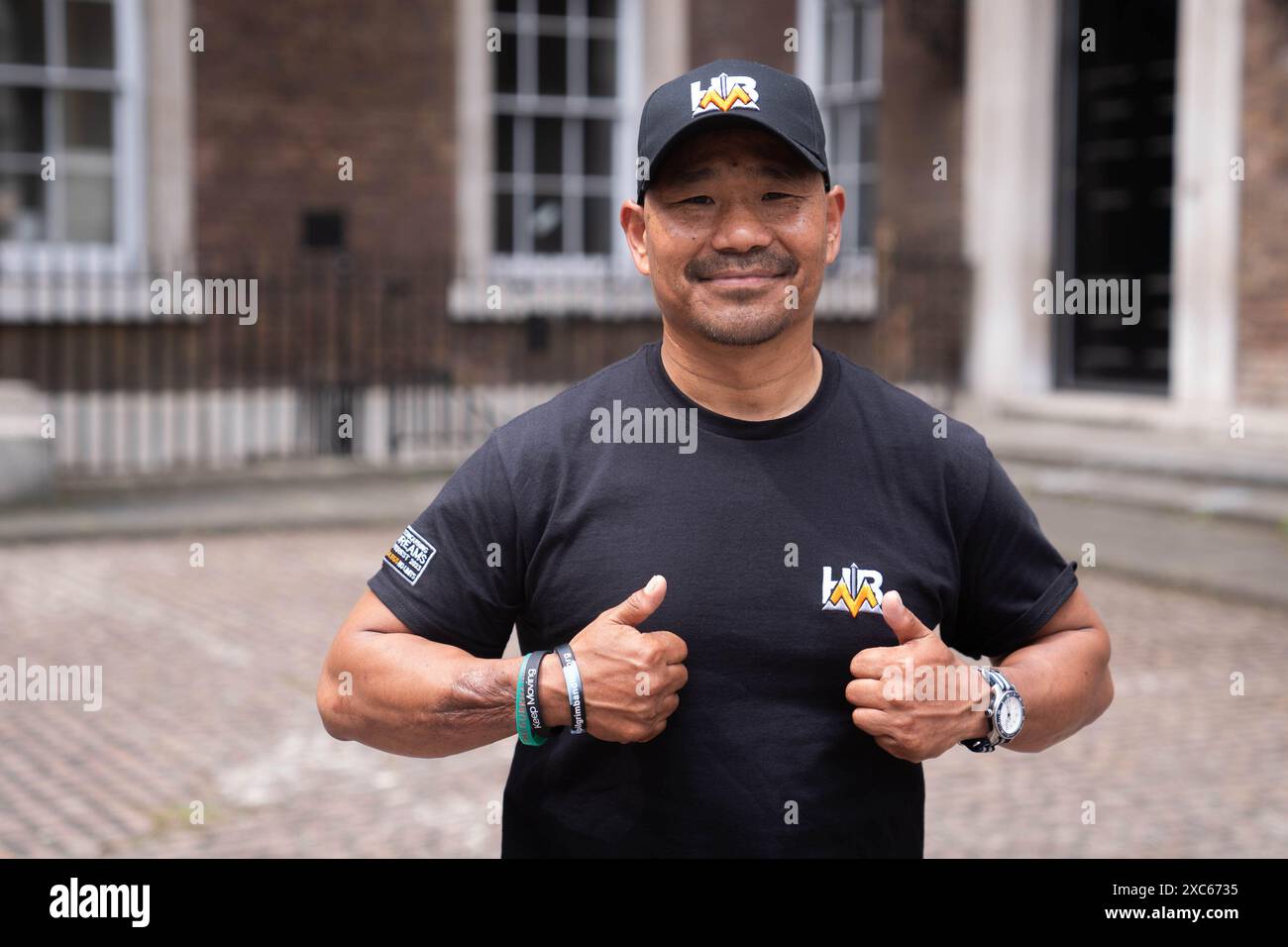 Hari Budha Magar during the King's Birthday Honours press conference ...