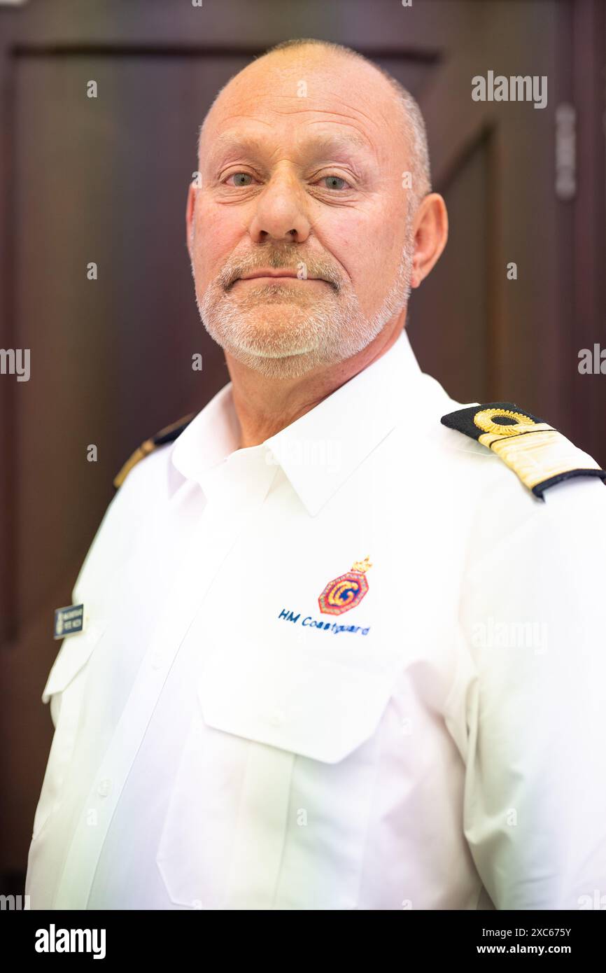 Peter Mizen, Chief Coastguard, Maritime and Coastguard Agency who has ...