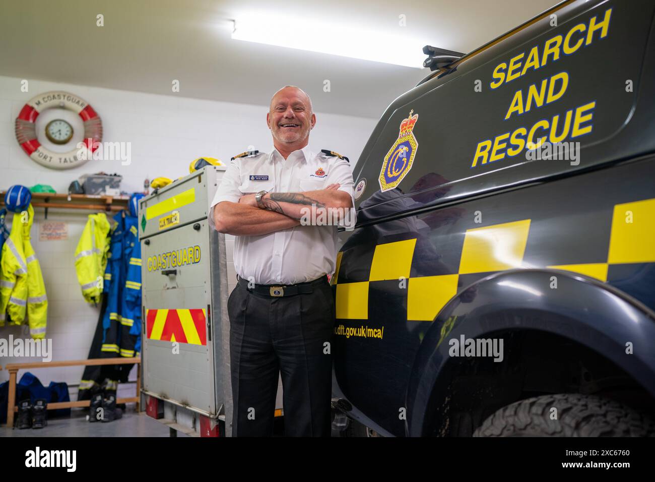 Peter Mizen, Chief Coastguard, Maritime and Coastguard Agency who has ...