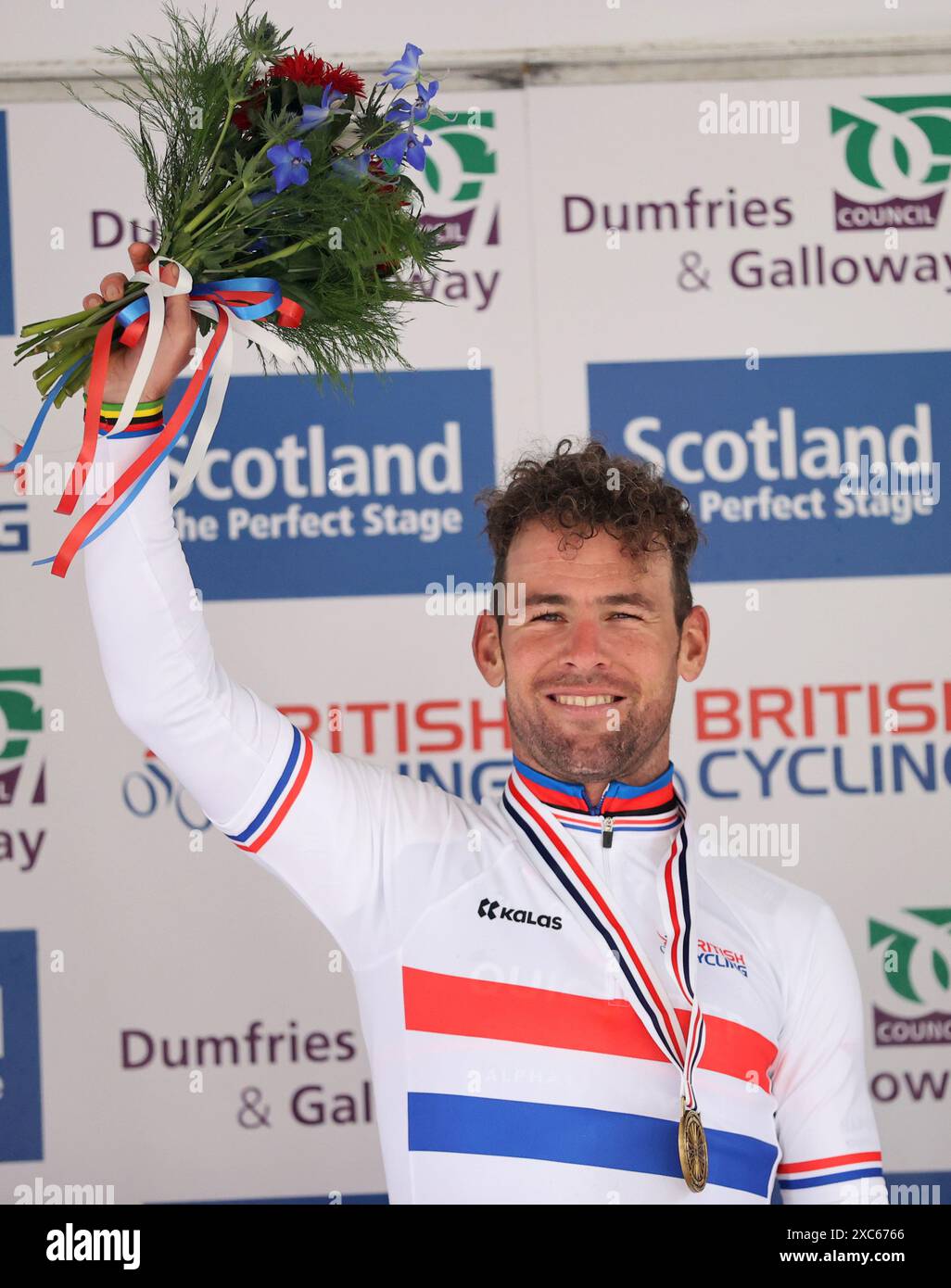 File photo dated 26/06/22 of Mark Cavendish after winning the 2022 ...