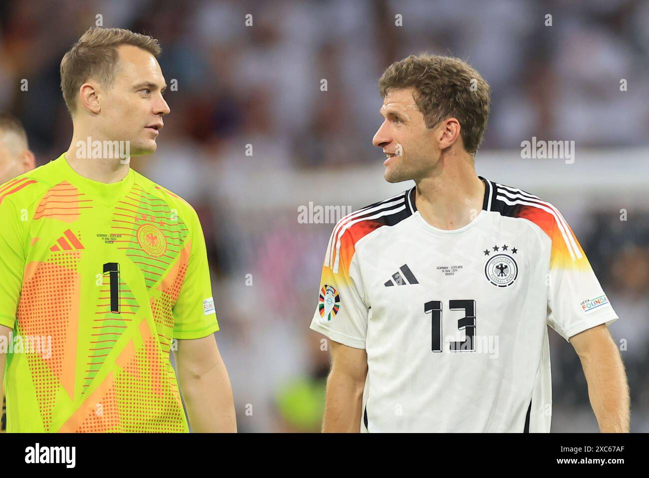 Munich Football Arena, Munich, Germany. 14th June, 2024. Euro 2024 ...