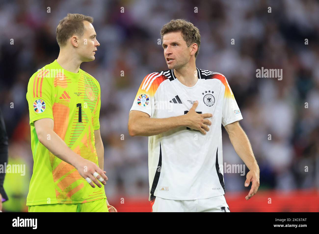 Munich Football Arena, Munich, Germany. 14th June, 2024. Euro 2024 ...