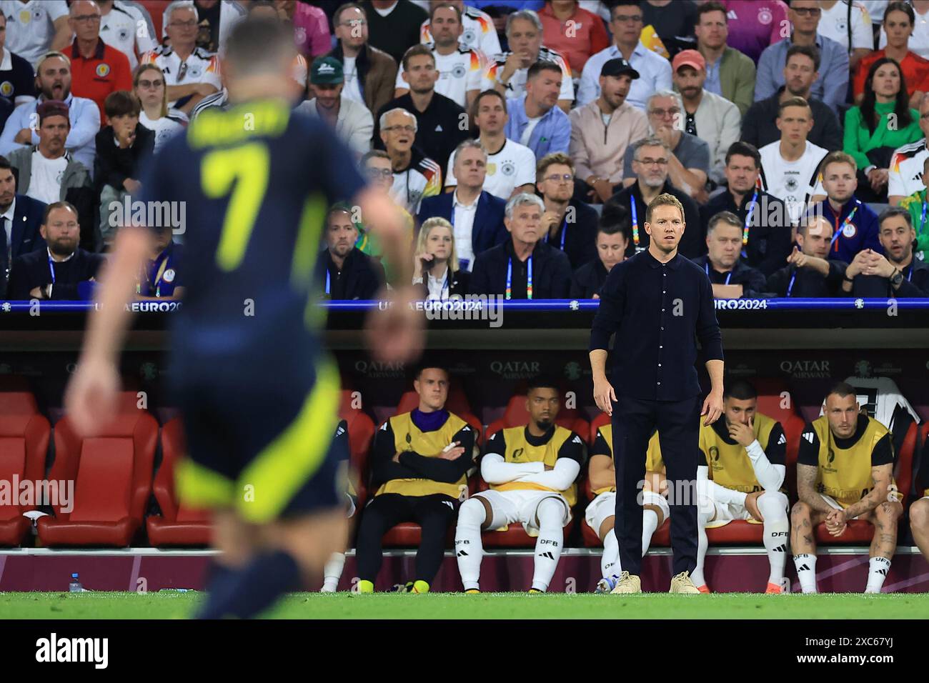 Julian Nagelsmann, Germany manager, during the UEFA European ...
