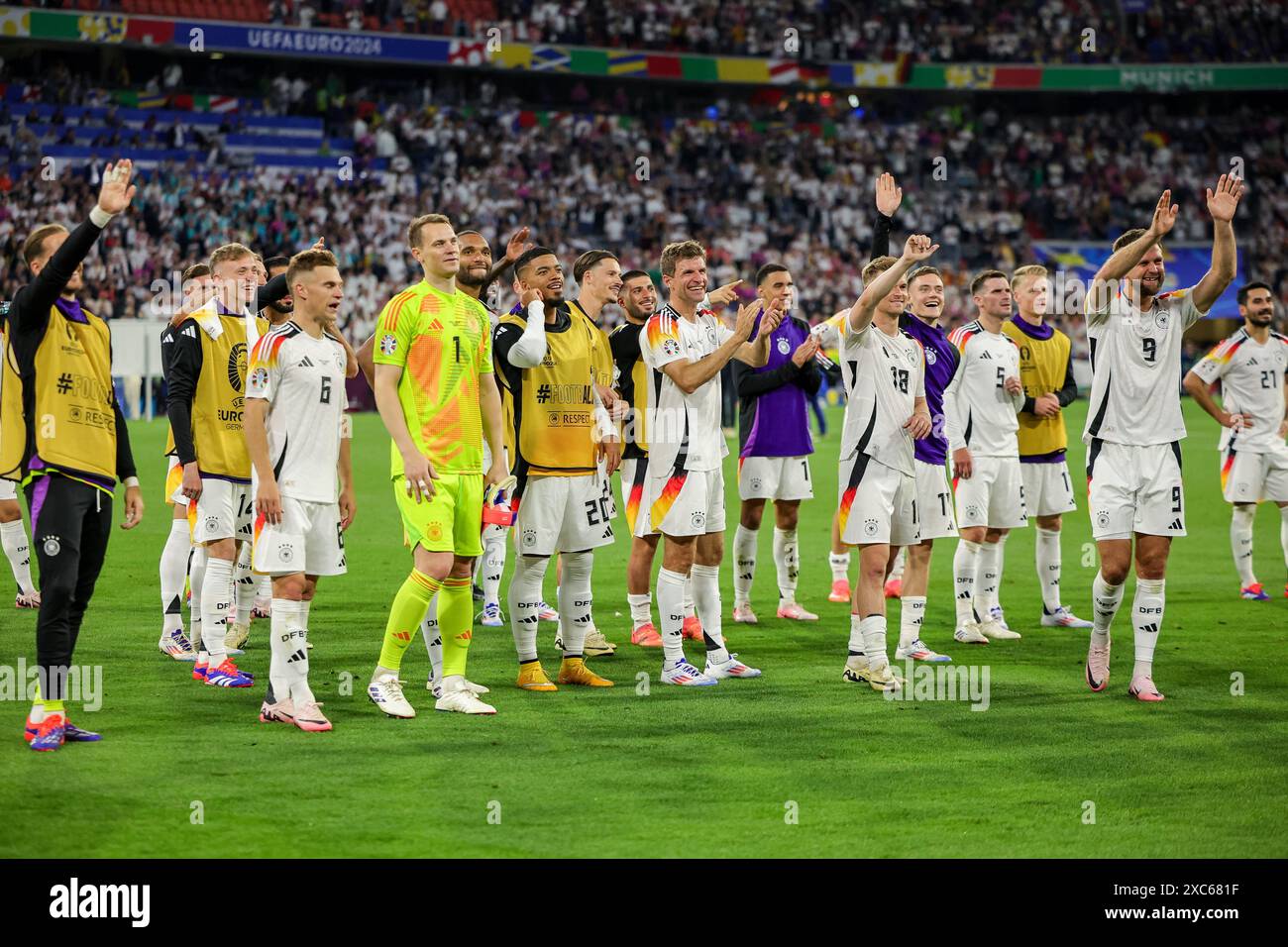 Munich, Germany. 14th June, 2024. Soccer, UEFA Euro 2024, European ...