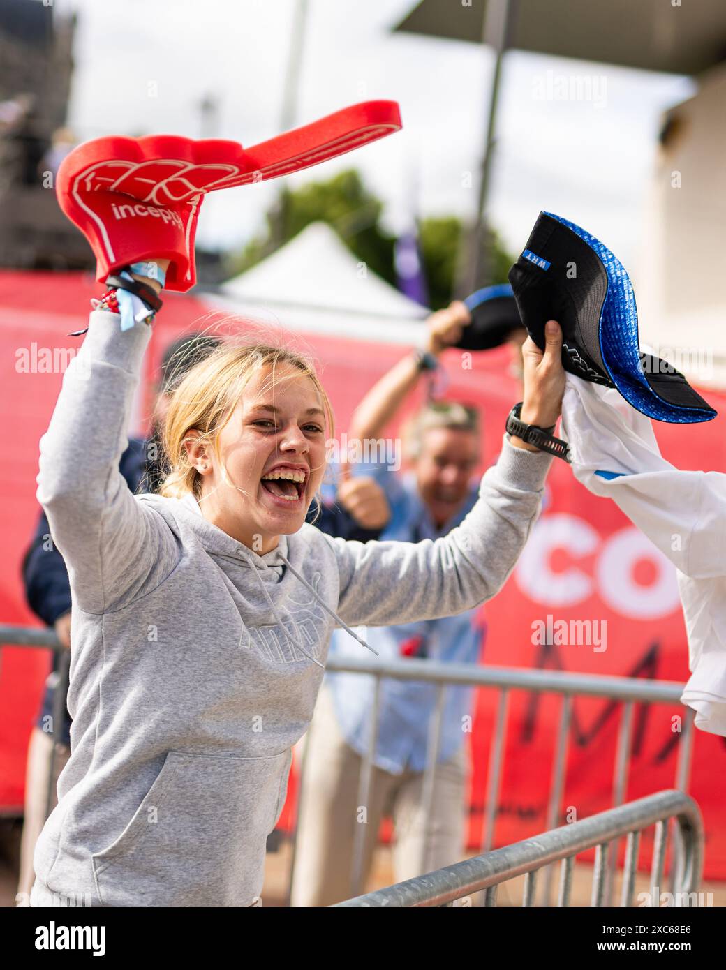 FLUXA Luna, portrait during the Grande Parade des Pilotes of the 2024 ...