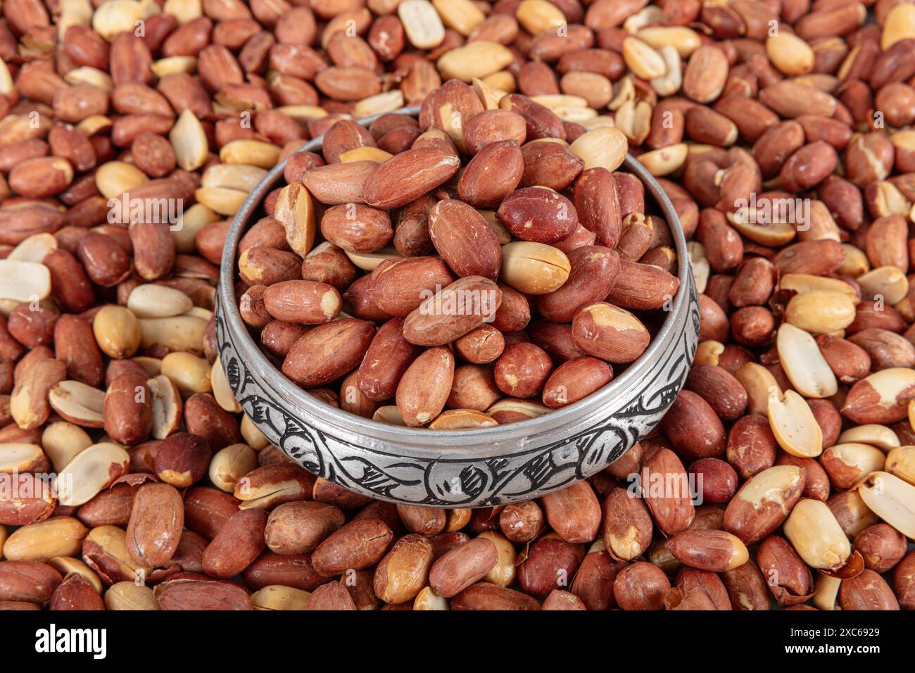 Peanut snack groundnut background pattern. Eating peanuts snack food ...