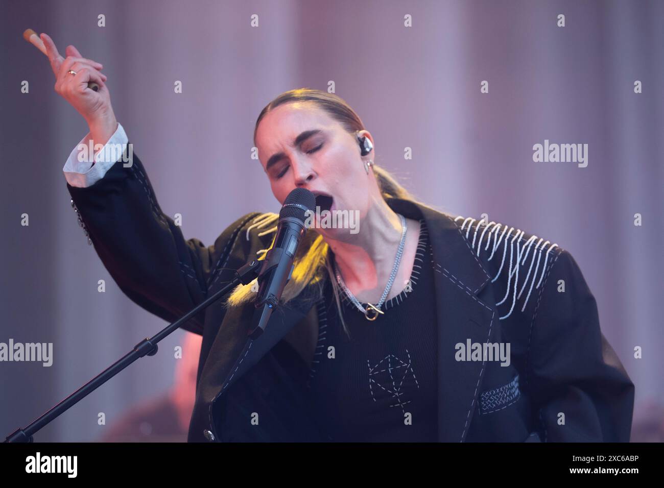 Oslo, Norway 14 June 2024 Ingrid Helene Havik of Highasakite performs ...