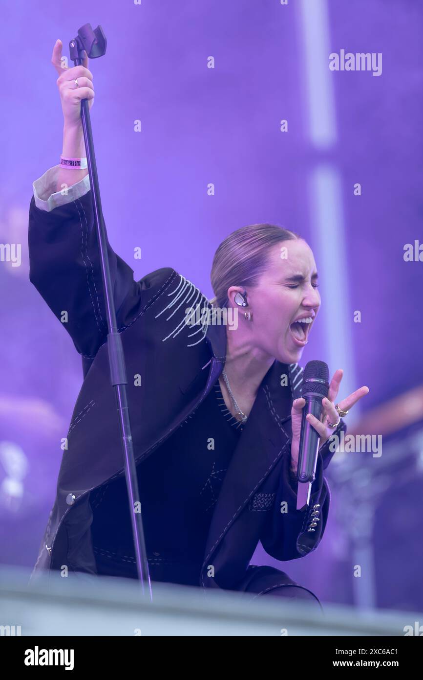 Oslo, Norway 14 June 2024 Ingrid Helene Havik of Highasakite performs ...