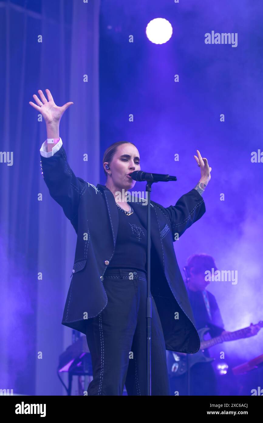 Oslo, Norway 14 June 2024 Ingrid Helene Havik of Highasakite performs ...