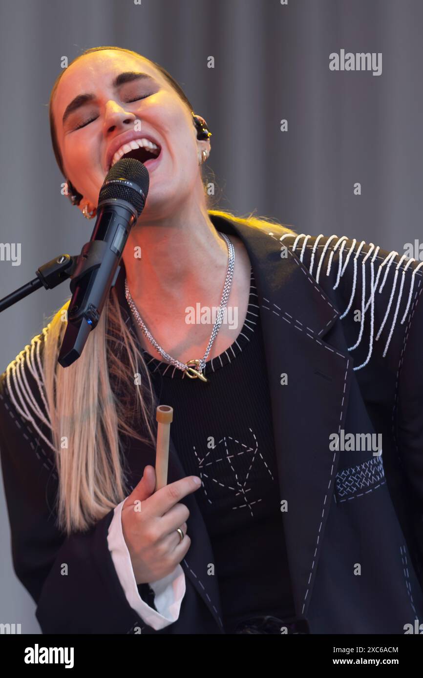 Oslo, Norway 14 June 2024 Ingrid Helene Havik of Highasakite performs ...