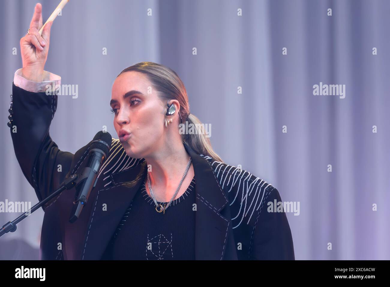 Oslo, Norway 14 June 2024 Ingrid Helene Havik of Highasakite performs ...