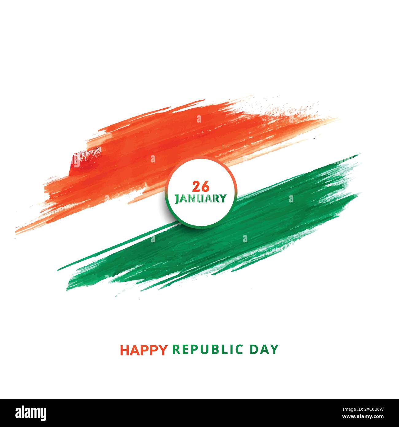 National flag colours for indian republic day celebration design Stock ...