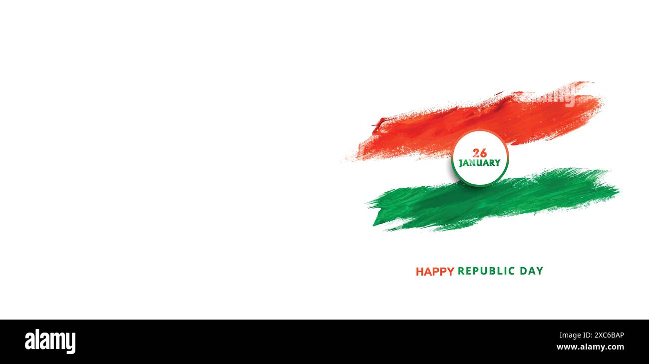 National flag colours for indian republic day celebration design Stock ...