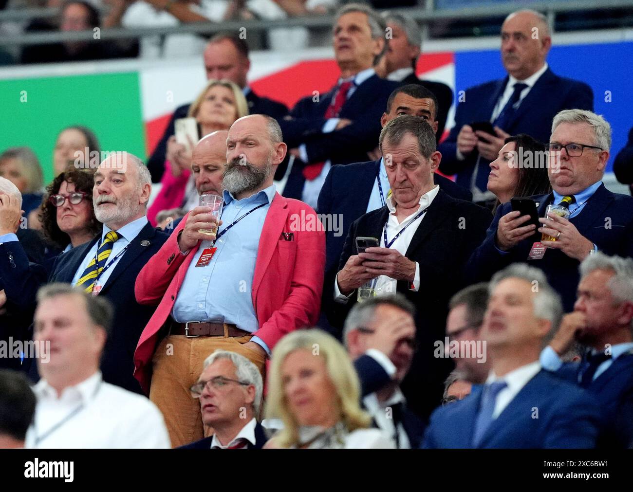 Centrica Chief Executive Chris O'Shea and Alastair Campbell in the ...