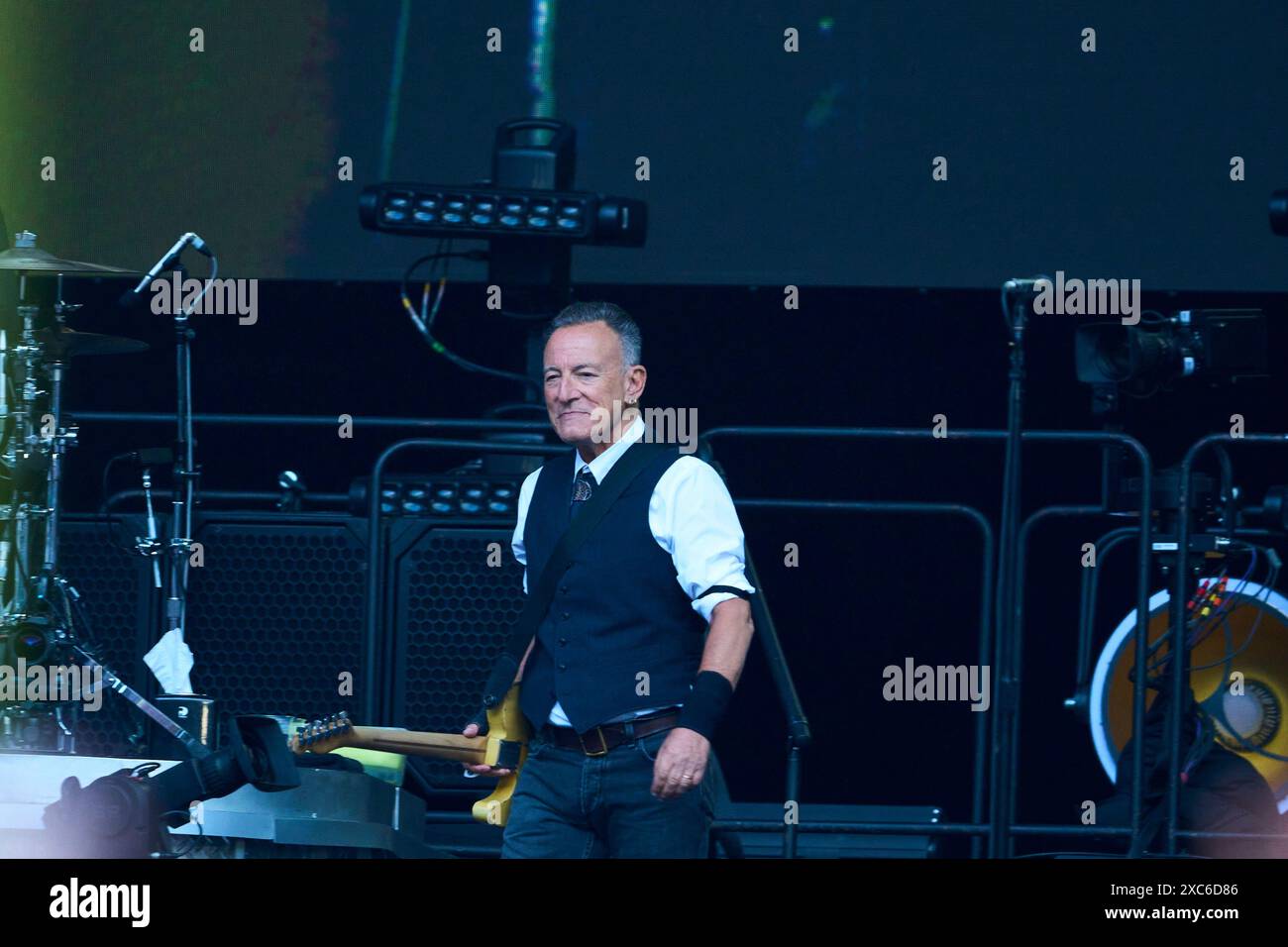 June 14, 2024, Madrid, Madrid, Spain: Bruce Springsteen perform on ...
