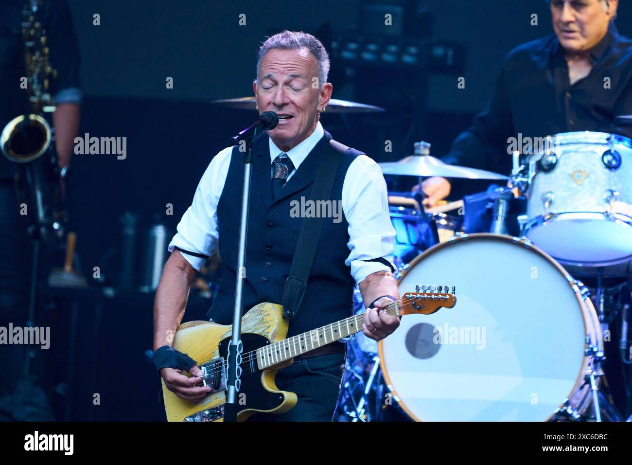 June 14, 2024, Madrid, Madrid, Spain: Bruce Springsteen perform on ...