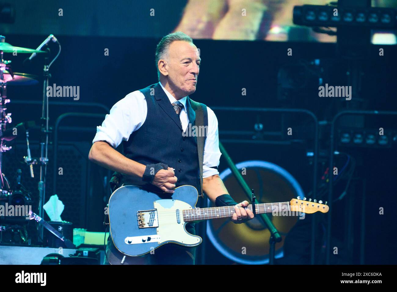 June 14, 2024, Madrid, Madrid, Spain: Bruce Springsteen perform on ...