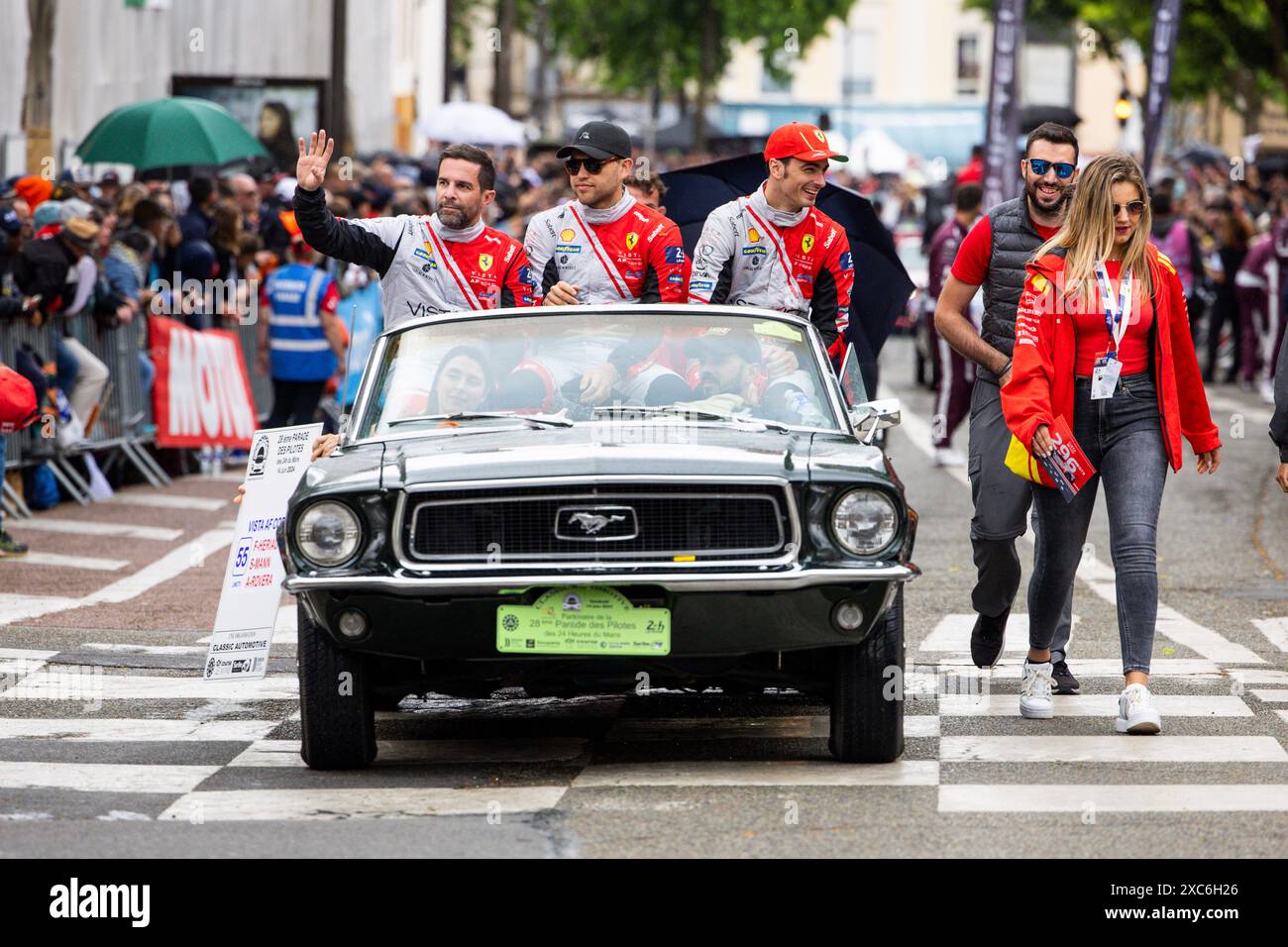 Le Mans, France. 14th June, 2024. 55 HERIAU François (fra), MANN Simon ...
