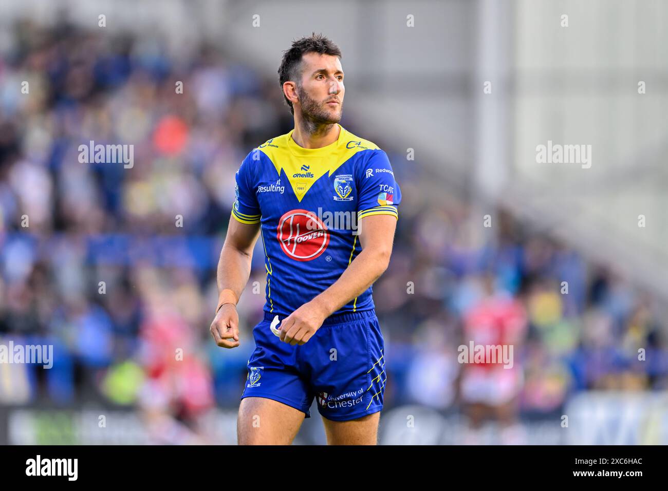 Stefan Ratchford of Warrington Wolves during the Betfred Super League ...