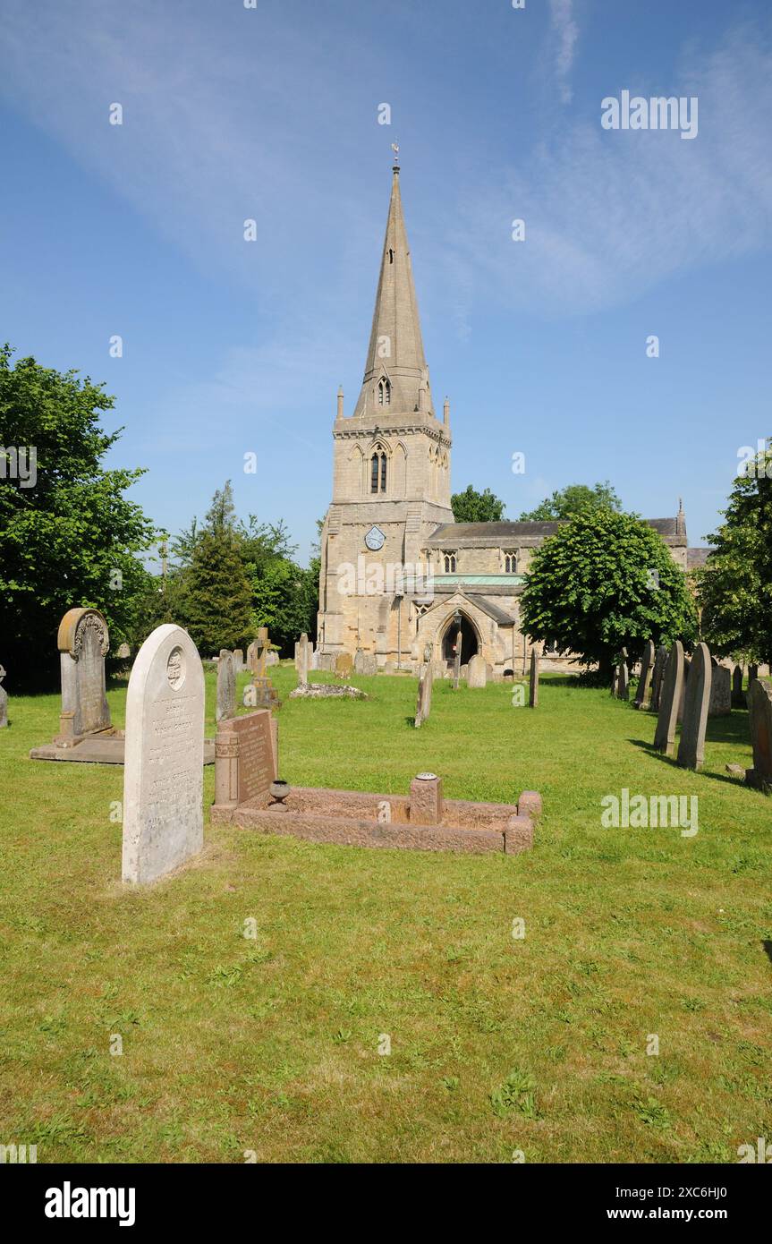 Holy Trinity Church, Denford, Northamptonshire Stock Photo - Alamy