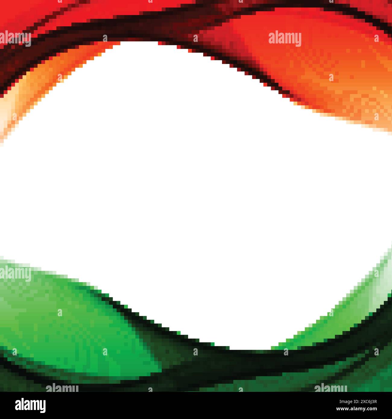 Beautiful tricolor indian flag wave theme background Stock Vector Image ...