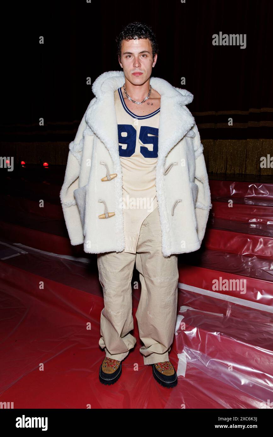 Aron Piper attends DSQUARED2 Spring/Summer 2025 Runway during Milan ...