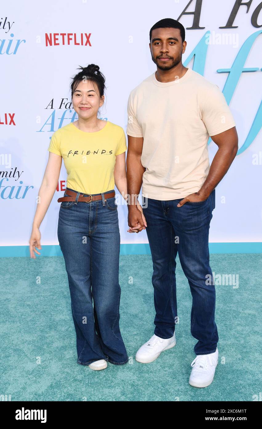 LOS ANGELES, CALIFORNIA - JUNE 13: (L-R) Ramona Young and Joseph Lee ...