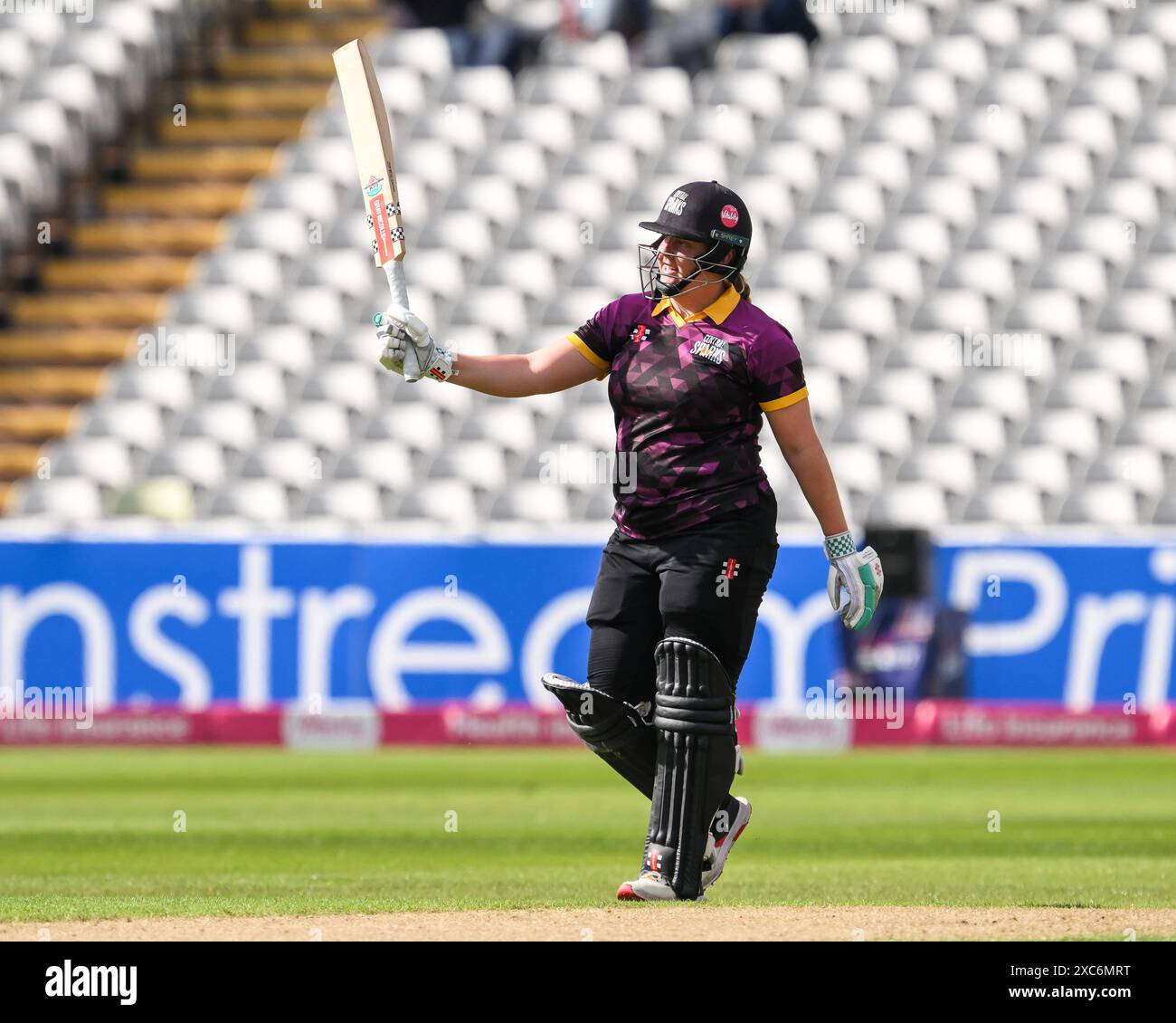 Abbey Freeborn of Central Sparks celebrates a half century (50 runs ...