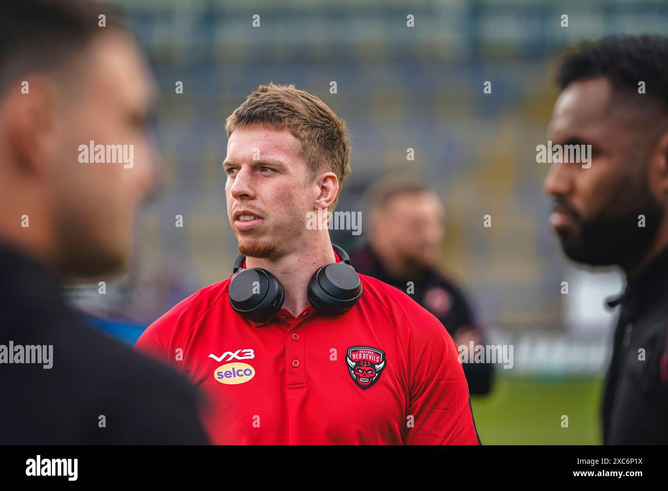 Warrington, Cheshire, UK. 14th June, 2024. Super League Rugby ...