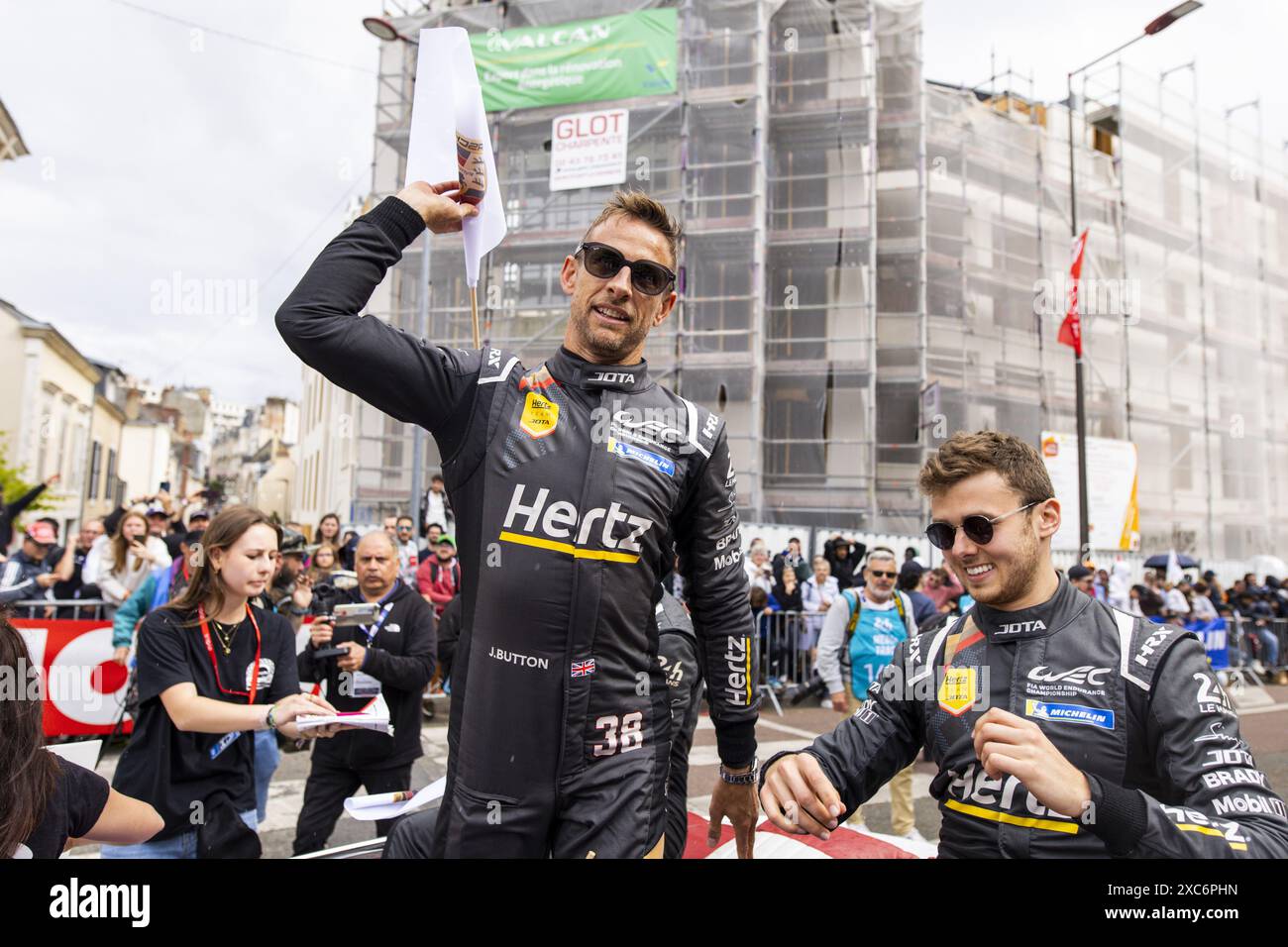 BUTTON Jenson (gbr), Hertz Team Jota, Porsche 963 #38, Hypercar, FIA ...
