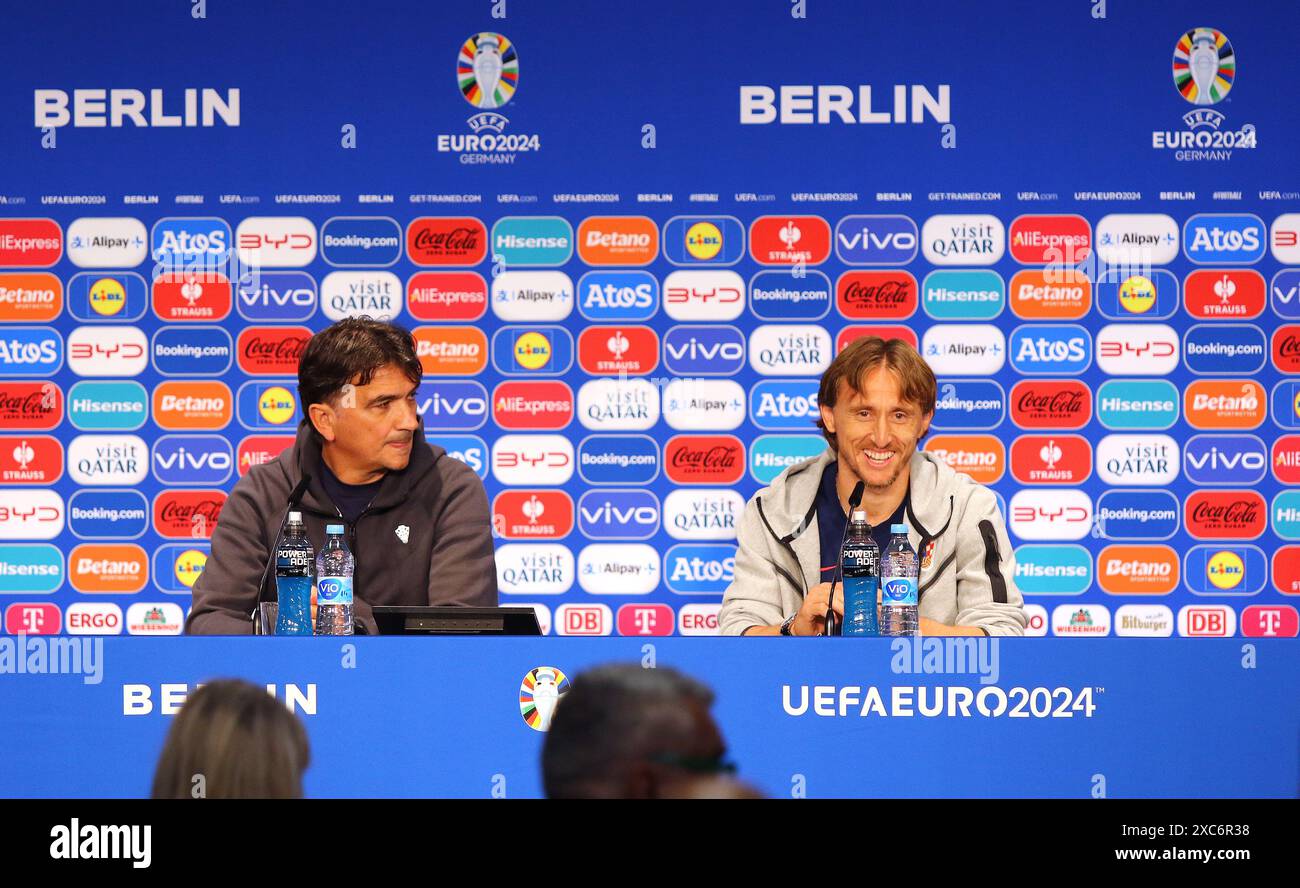 Berlin, Germany - June 14, 2024: Croatian manager Zlatko Dalic and ...