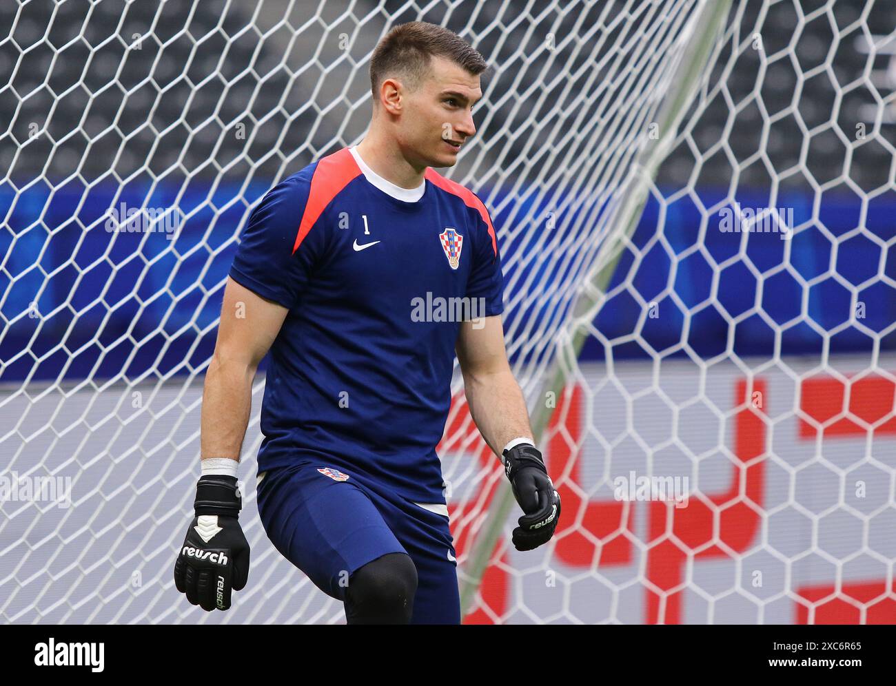 Berlin, Germany. 14th Jun 2024. Goalkeeper Dominik Livakovic (#1) of ...