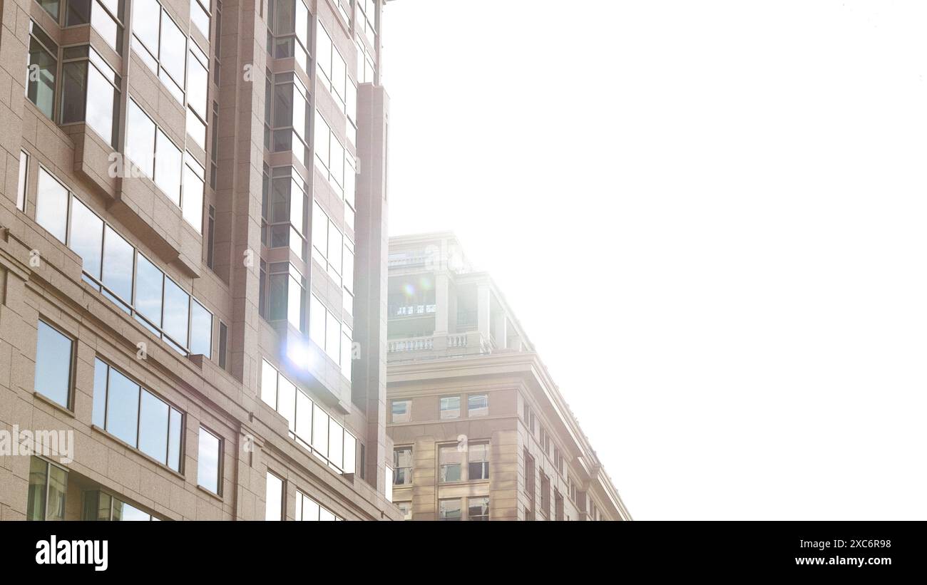 This atmospheric photo captures an eerie, desolate city street devoid ...