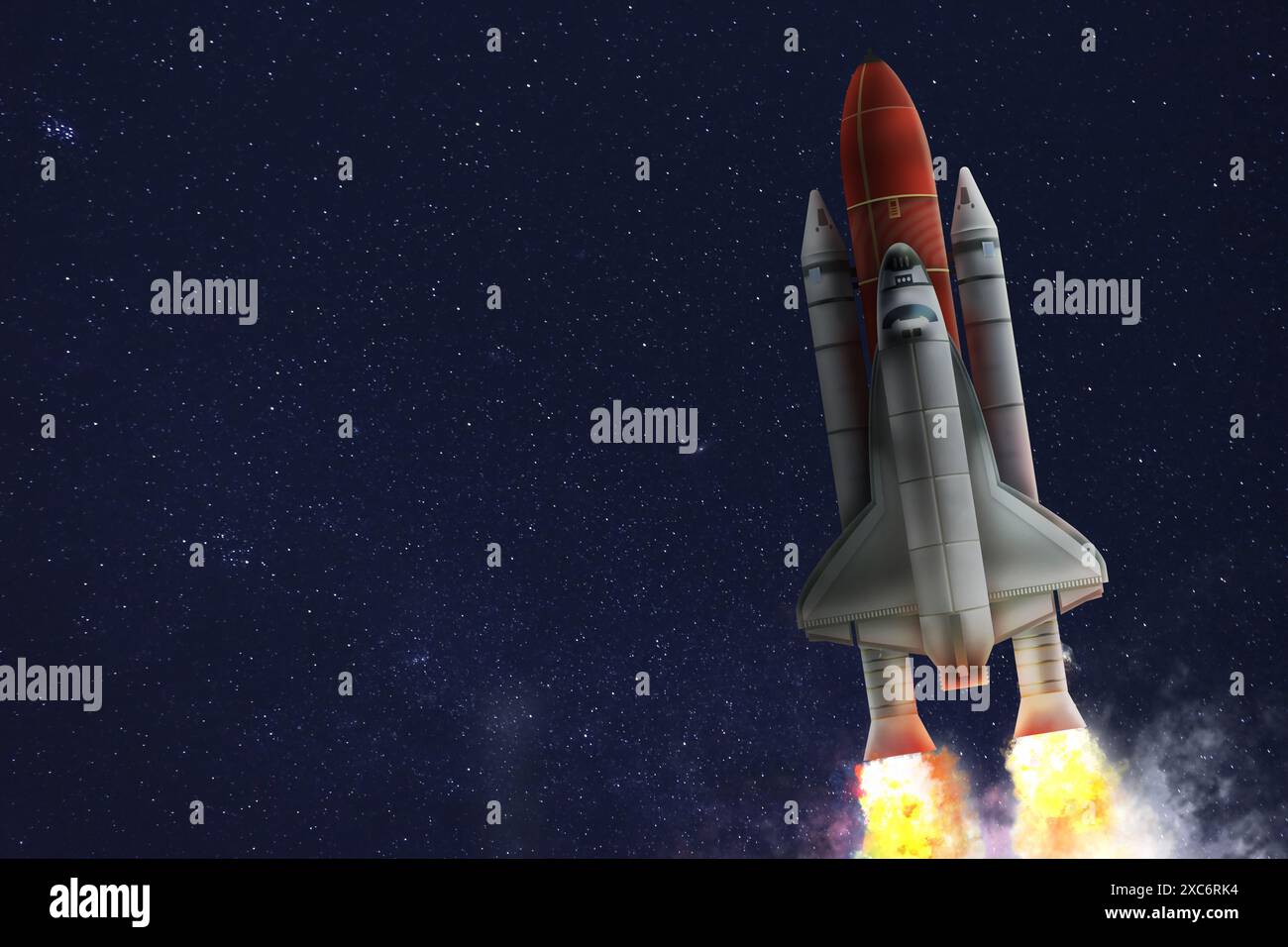 Space ship milky way stars hi-res stock photography and images - Alamy