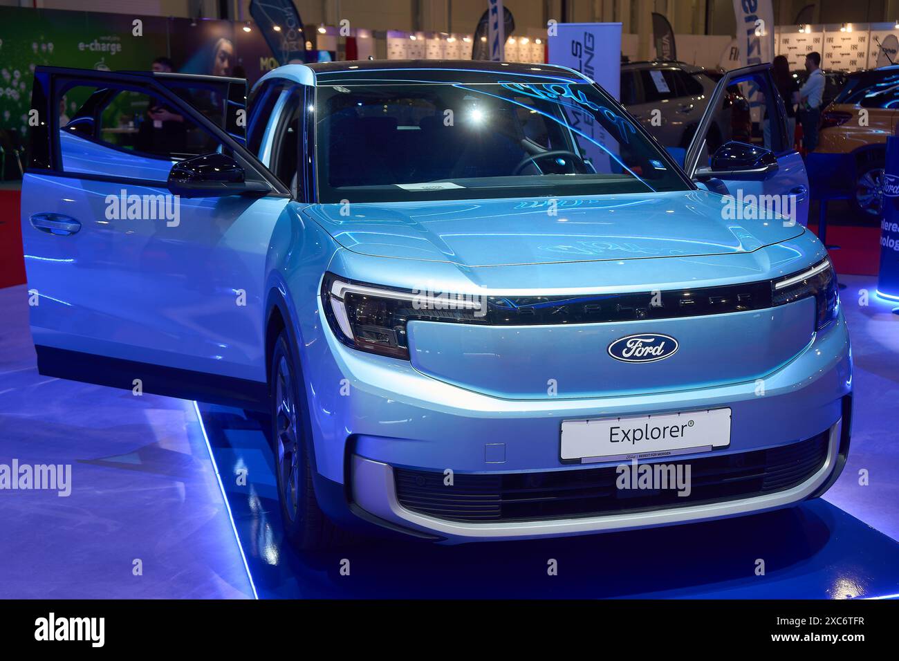 Bucharest, Romania. 14th June, 2024: New All‑Electric Ford Explorer SUV ...