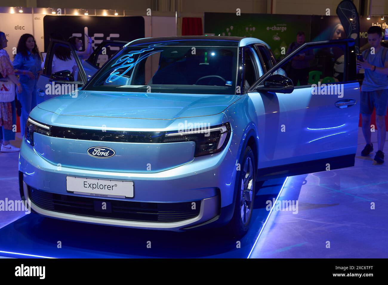 Bucharest, Romania. 14th June, 2024: New All‑Electric Ford Explorer SUV ...