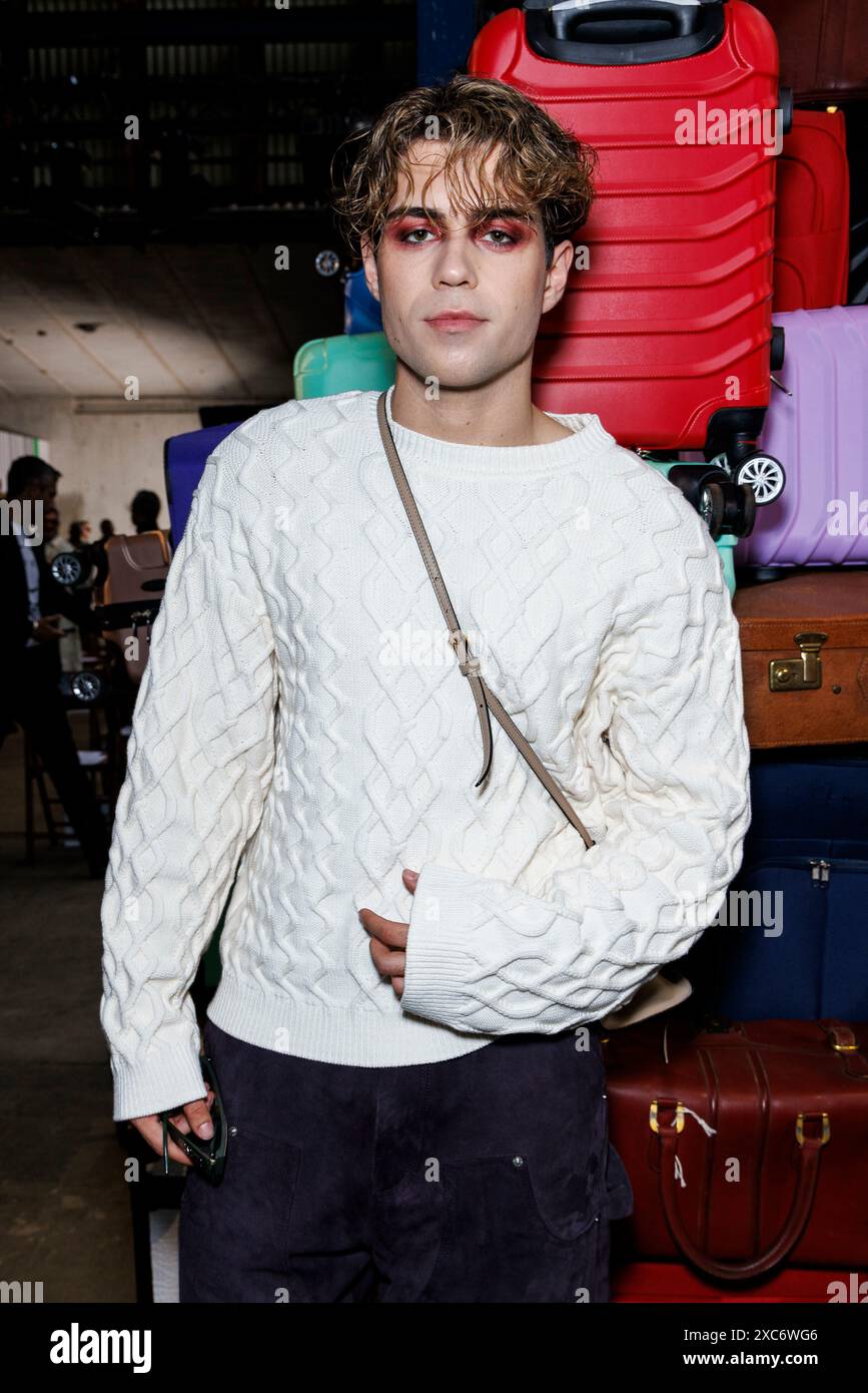 Milan, Italien. 15th June, 2024. Benji Krol attends MOSCHINO Spring ...