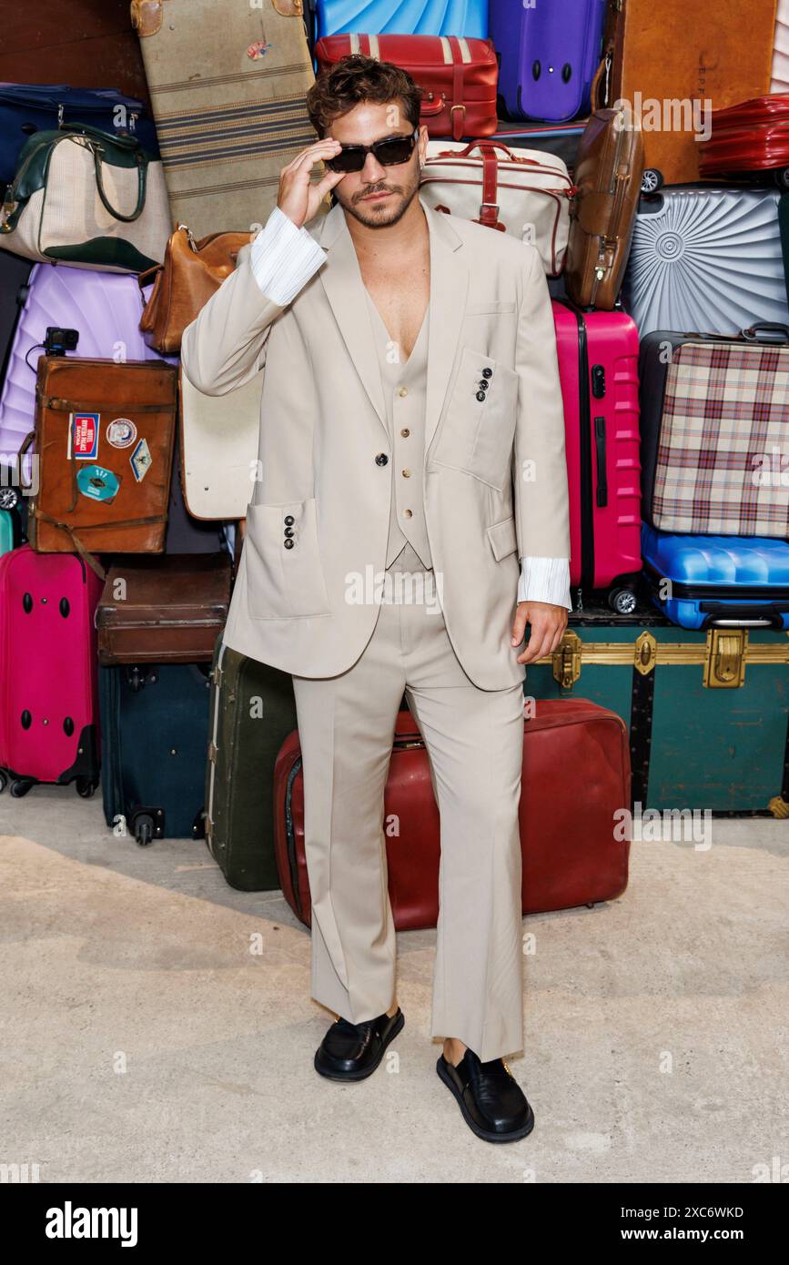 Milan, Italien. 15th June, 2024. Andre Lamoglia attends MOSCHINO Spring ...