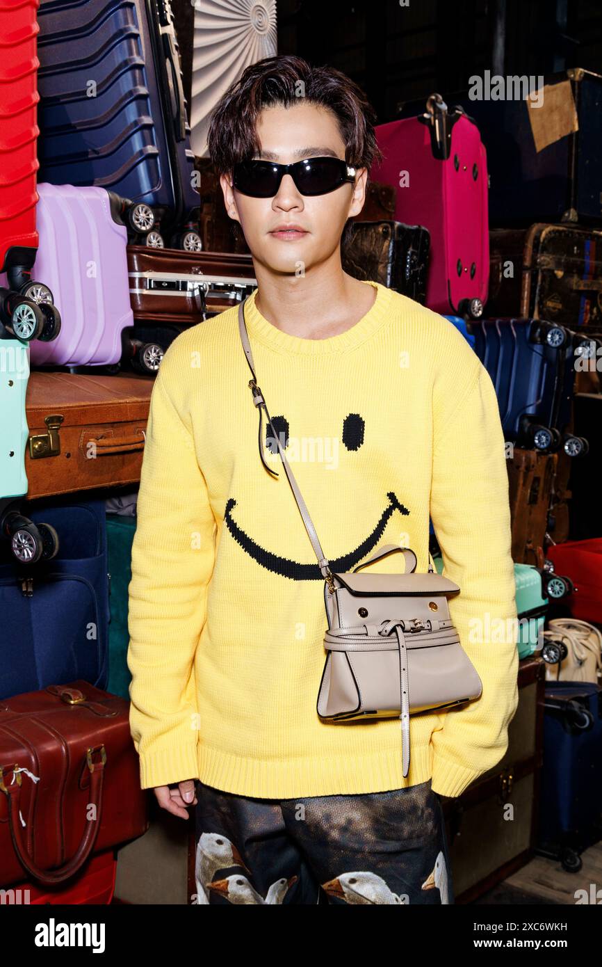 Milan, Italien. 15th June, 2024. Alvin Chong attends MOSCHINO Spring ...