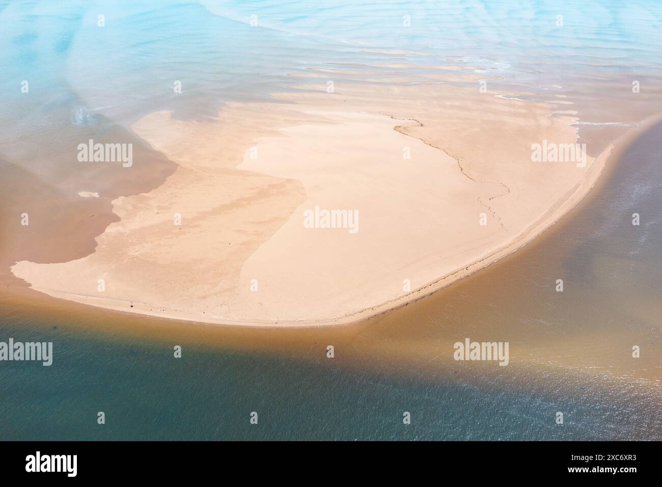 Beach sand bar aerial hi-res stock photography and images - Alamy
