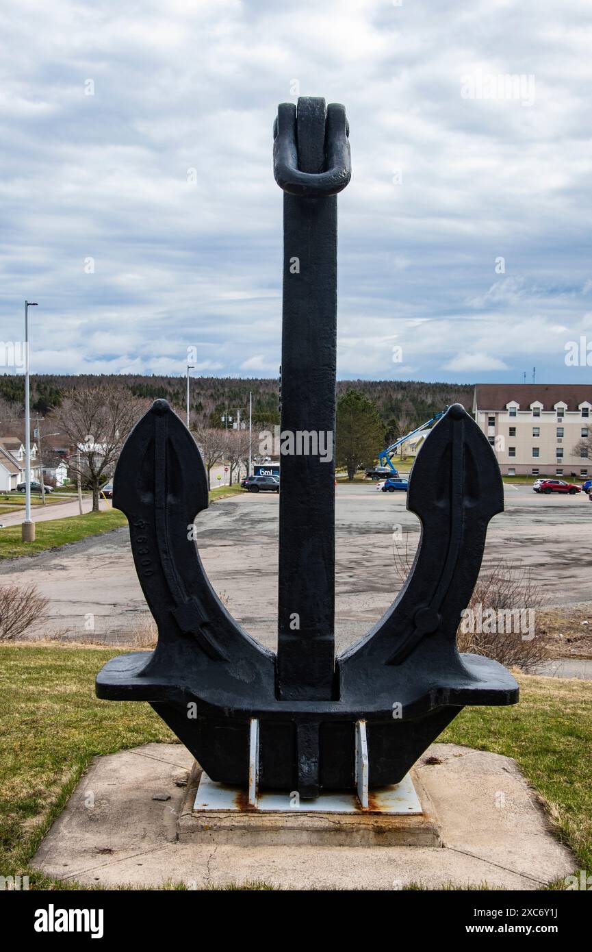 Anchor at at Veterans Memorial Park in Port Hawkesbury, Nova Scotia ...