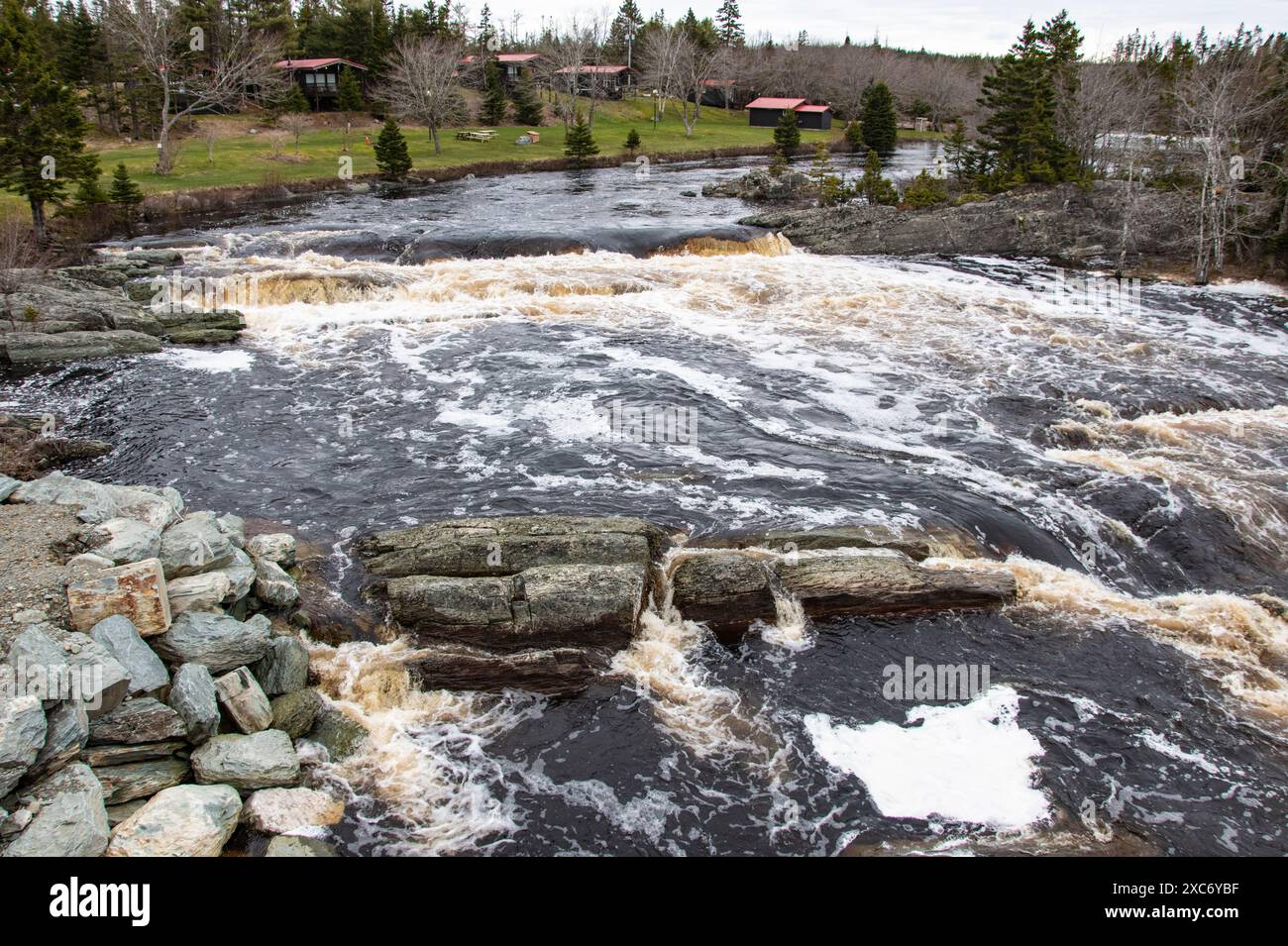 Liscomb River in Liscomb, Nova Scotia, Canada Stock Photo - Alamy