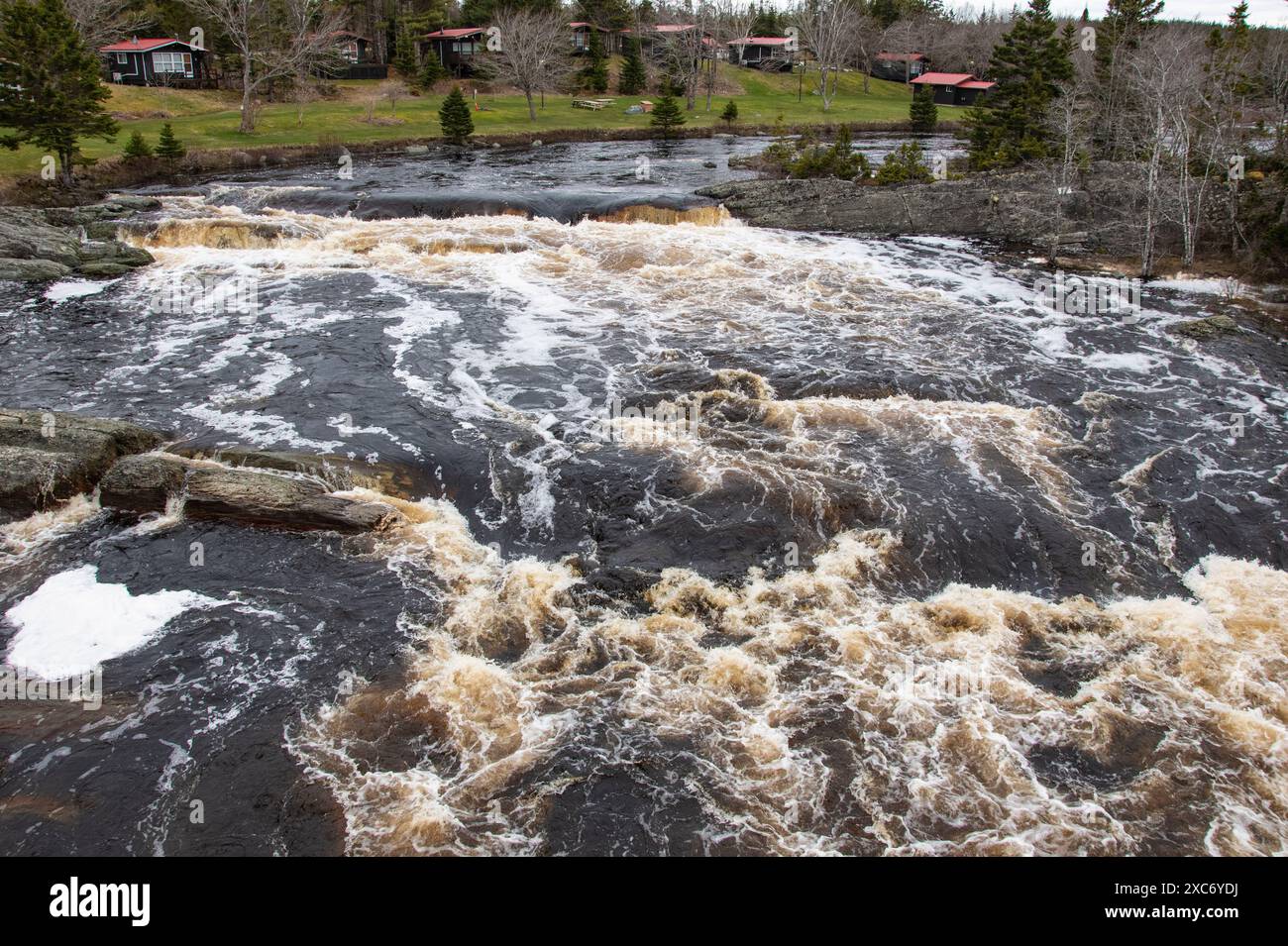 Liscomb River in Liscomb, Nova Scotia, Canada Stock Photo - Alamy